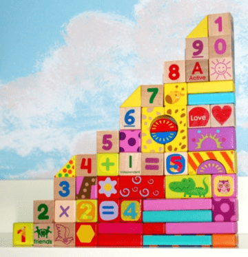 Deluxe 145-piece ABC Character Building Blocks - Character Building 101